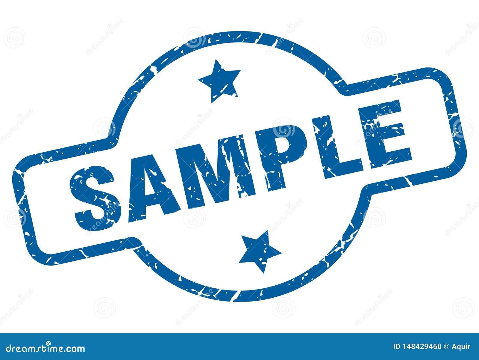 Sample stamp stock vector. Illustration of insignia - 148429460