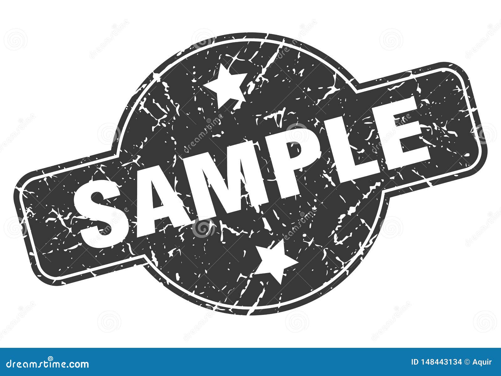 Sample stamp stock vector. Illustration of sign, isolated - 148443134