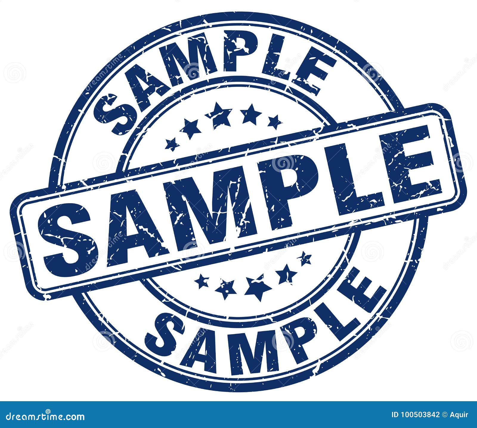 Sample stamp stock vector. Illustration of vector, seal - 100503842