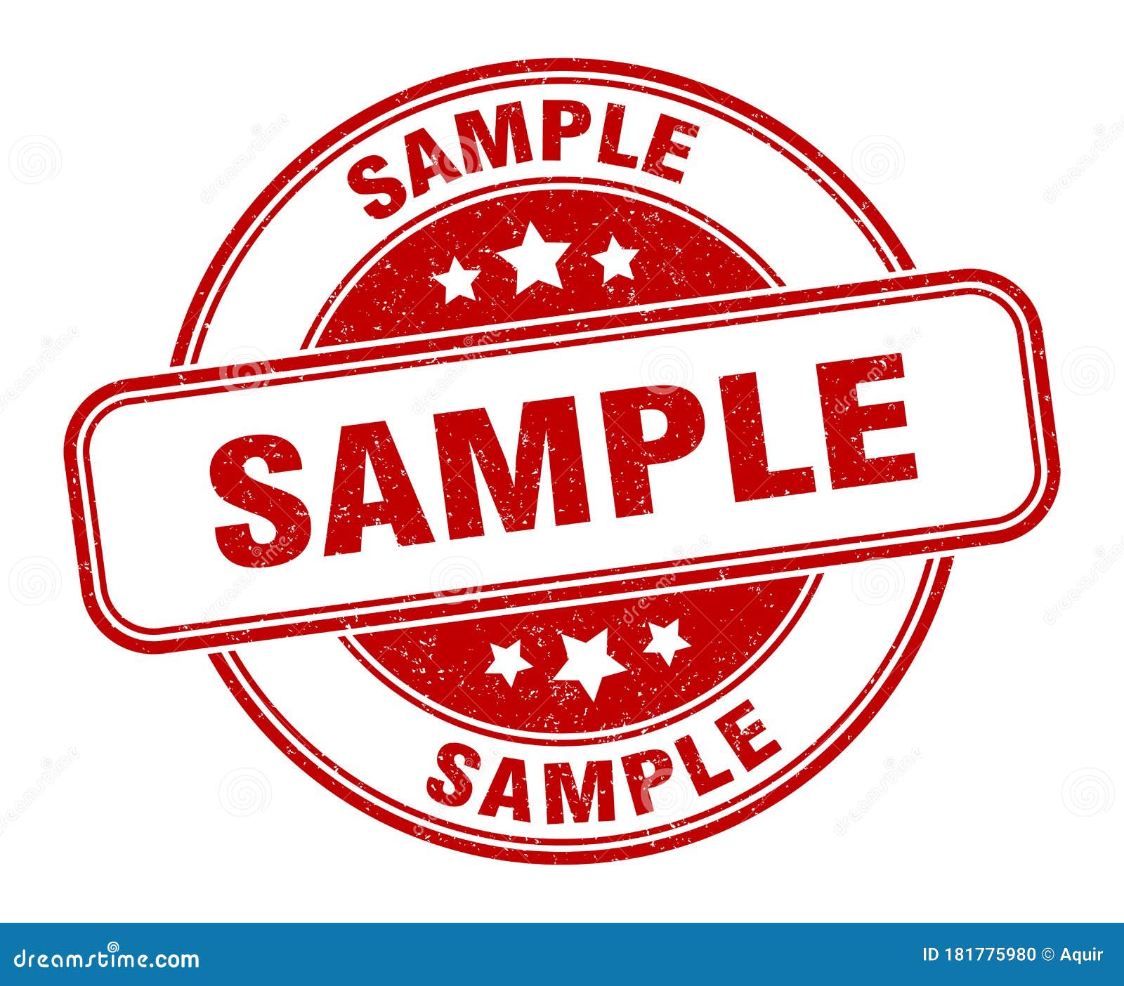 Sample Stamp. Sample Round Grunge Sign Stock Vector - Illustration of ...