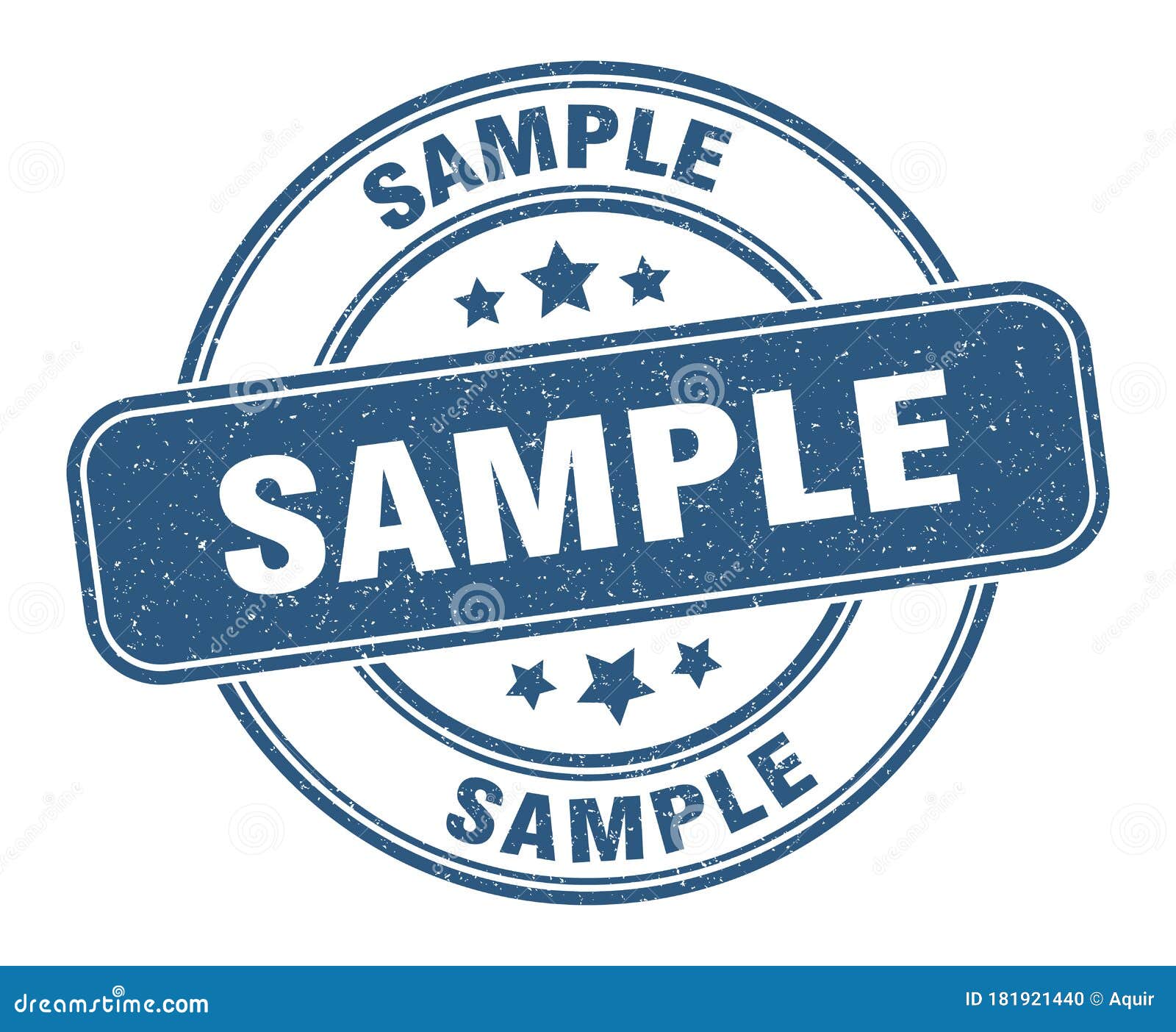 Sample Stamp. Sample Round Grunge Sign Stock Vector - Illustration of ...