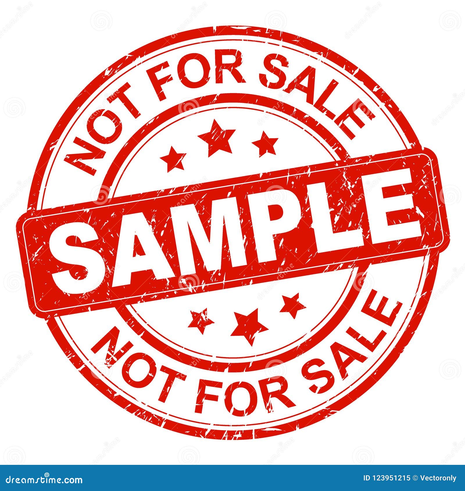 Sample Stamp Cartoon Vector | CartoonDealer.com #123951561