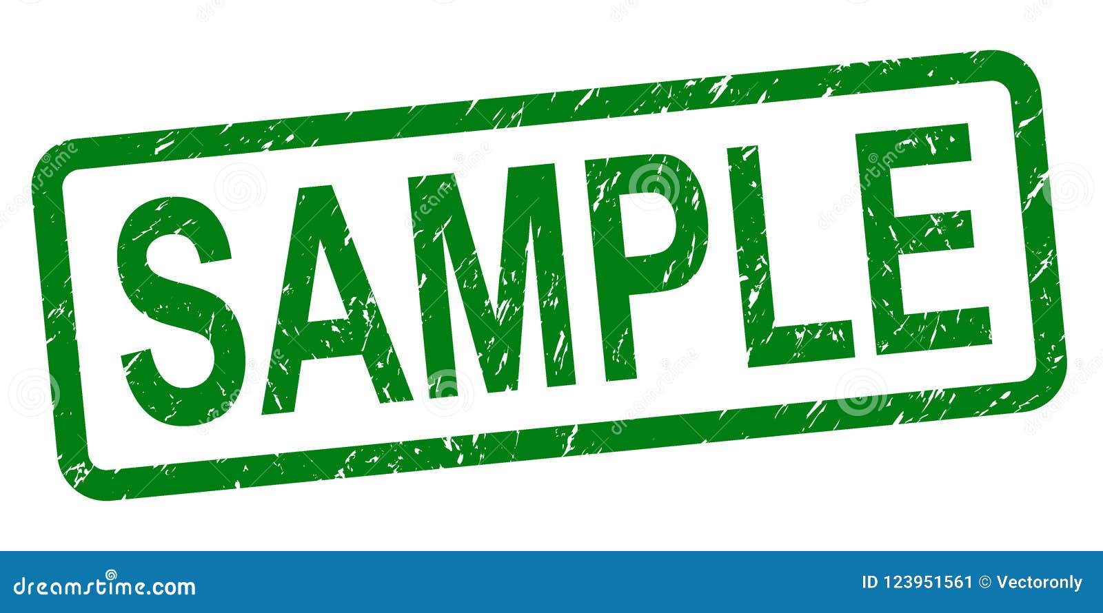 Sample Stamp Cartoon Vector | CartoonDealer.com #123951561