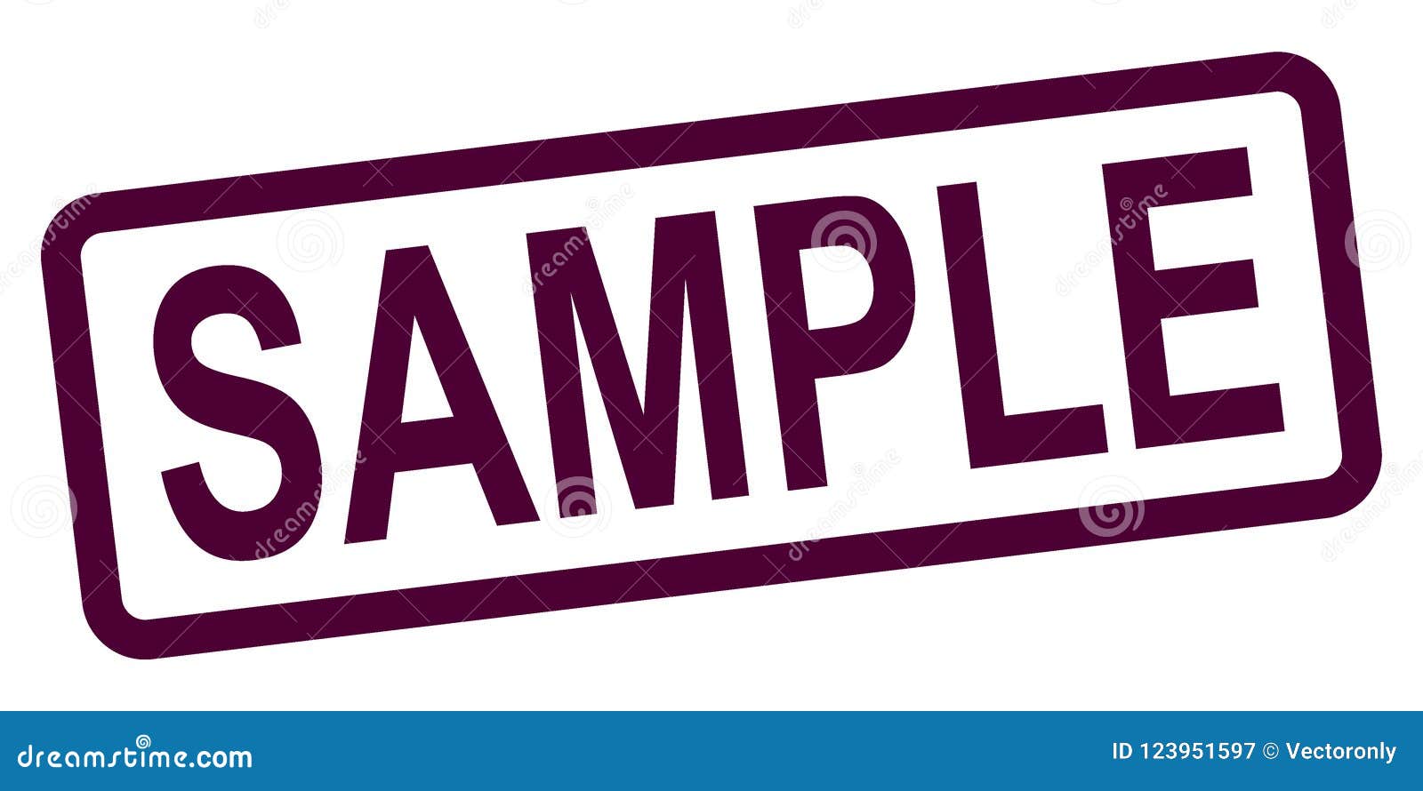 Sample stamp stock vector. Illustration of stamps, item - 123951597