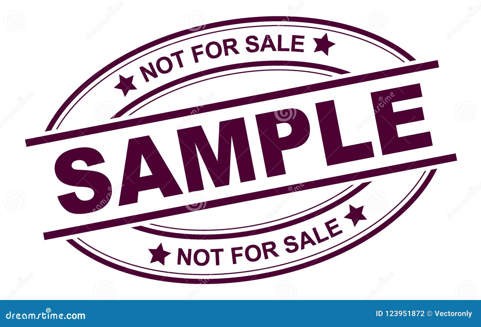 Sample Stamp Cartoon Vector | CartoonDealer.com #123951561