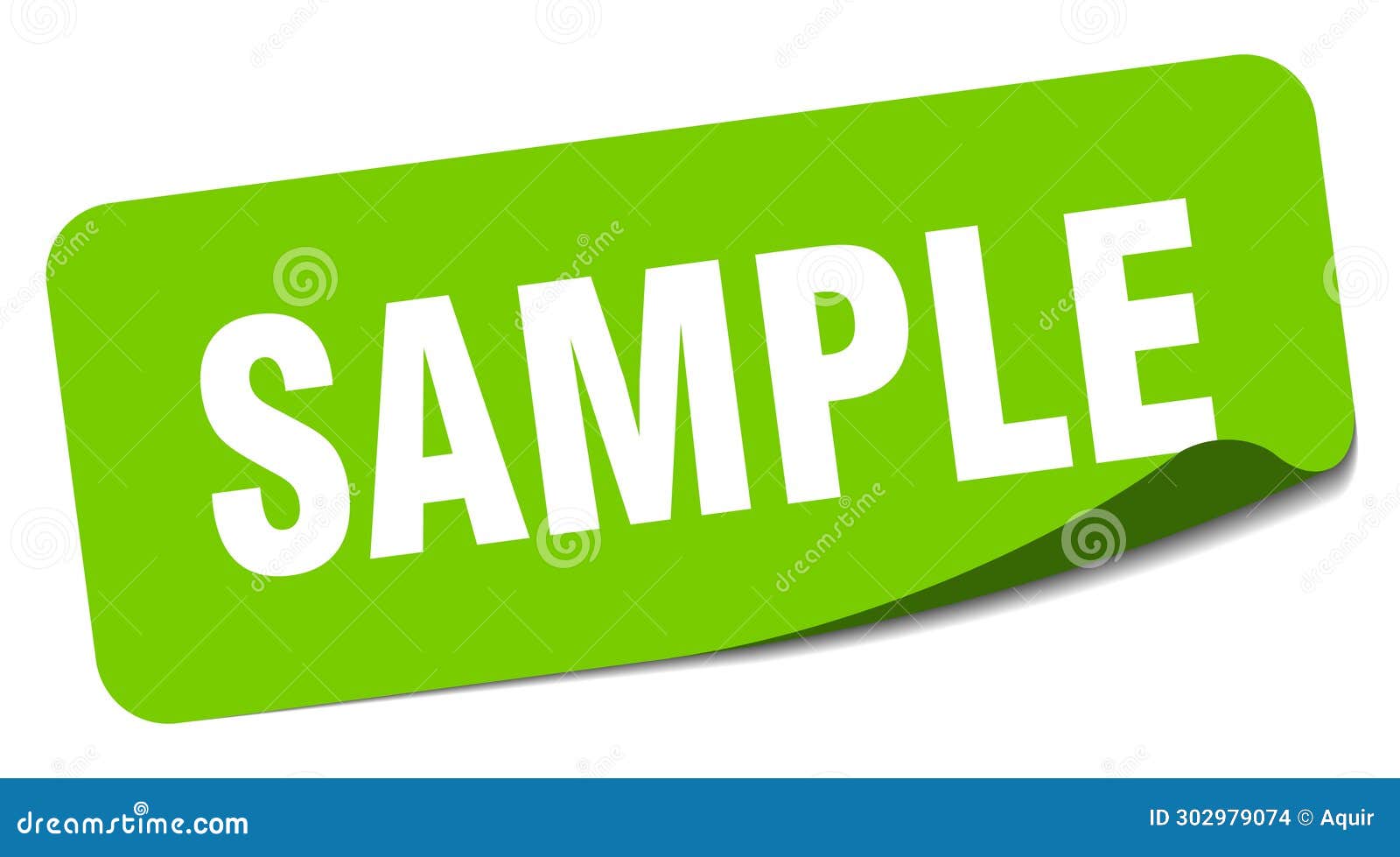 Sample Sticker Cartoon Vector | CartoonDealer.com #120413863