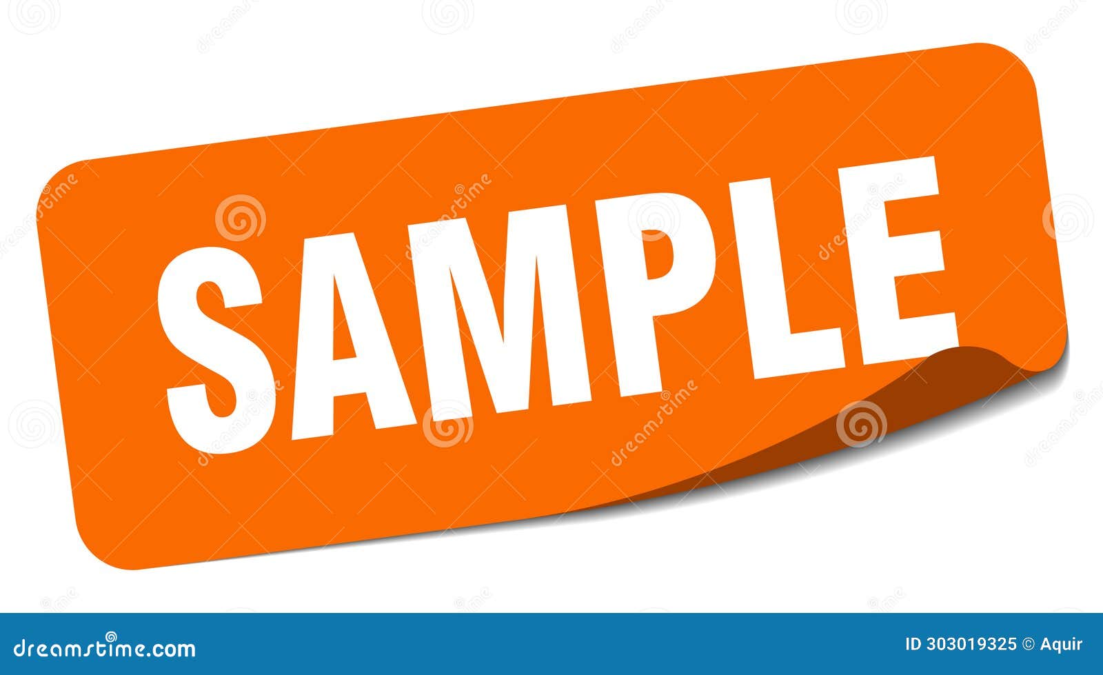 Sample Sticker. Sample Sign On Transparent Background Vector ...
