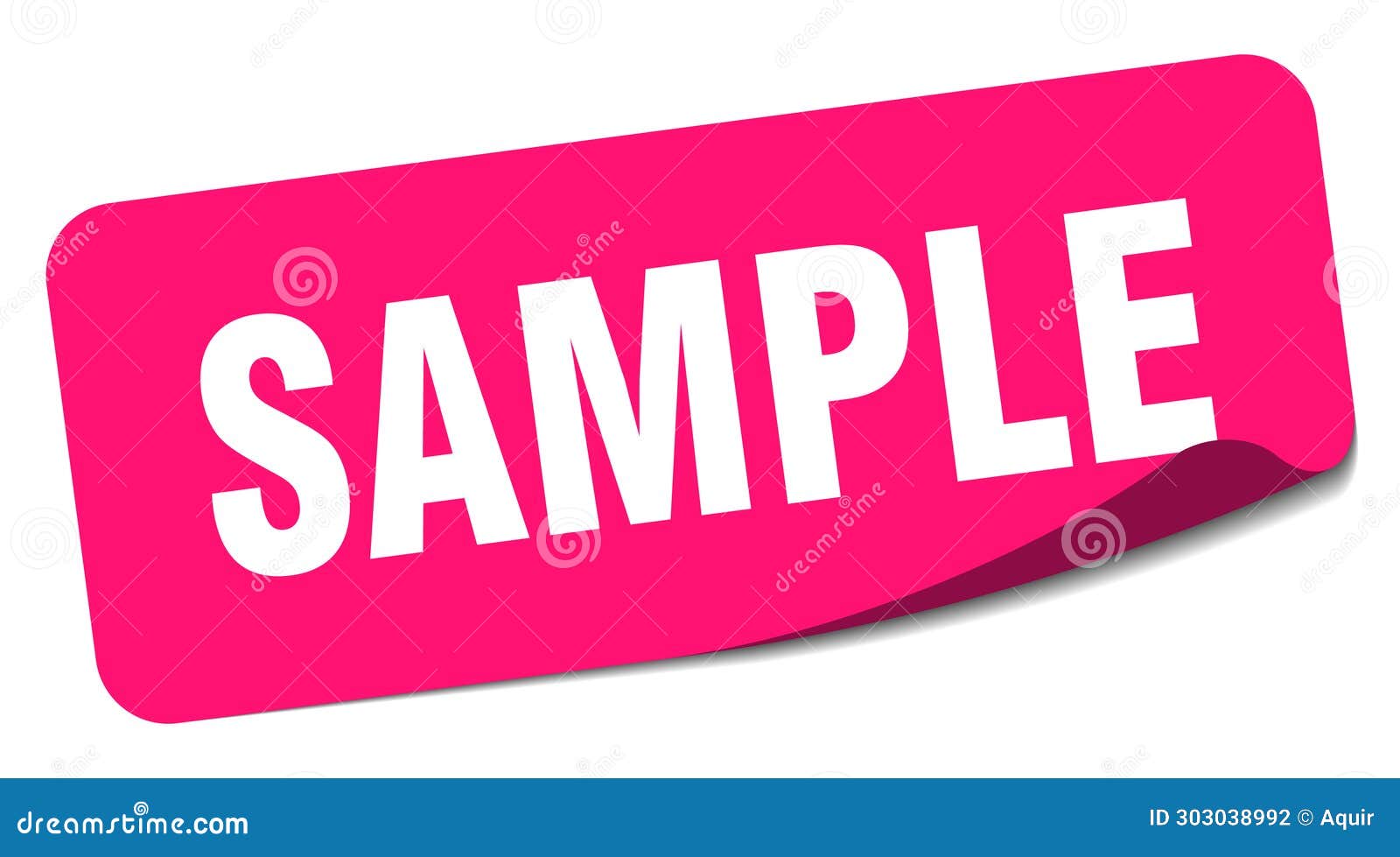 Sample Sticker. Vector Illustration | CartoonDealer.com #153273462