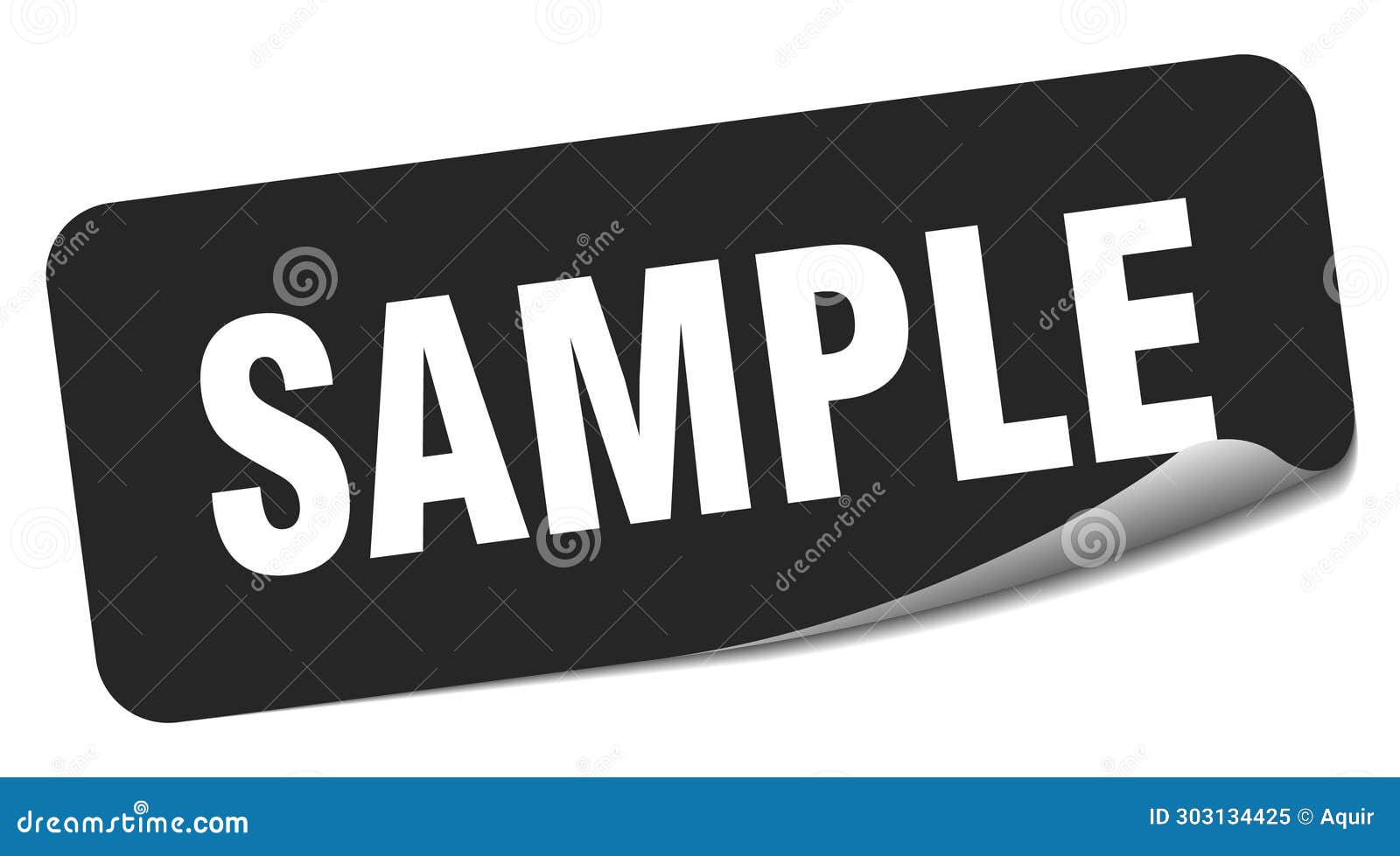 Sample Sticker. Sample Sign On Transparent Background Vector ...