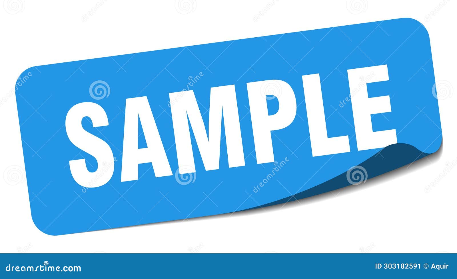 Sample Sticker. Sample Sign On Transparent Background Vector ...