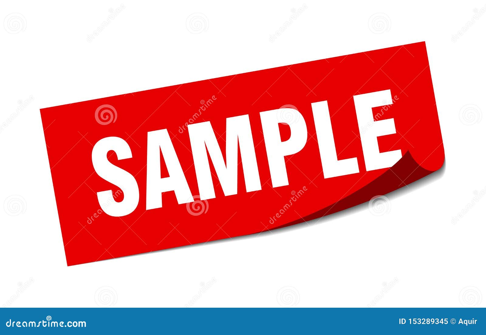 Sample Sticker. Vector Illustration | CartoonDealer.com #153273462