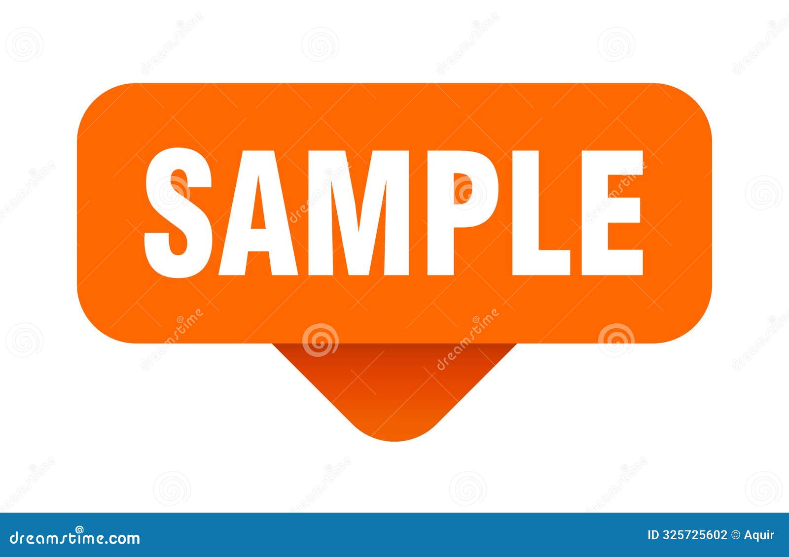 Sample Sticker. Sample Sign On Transparent Background Vector ...