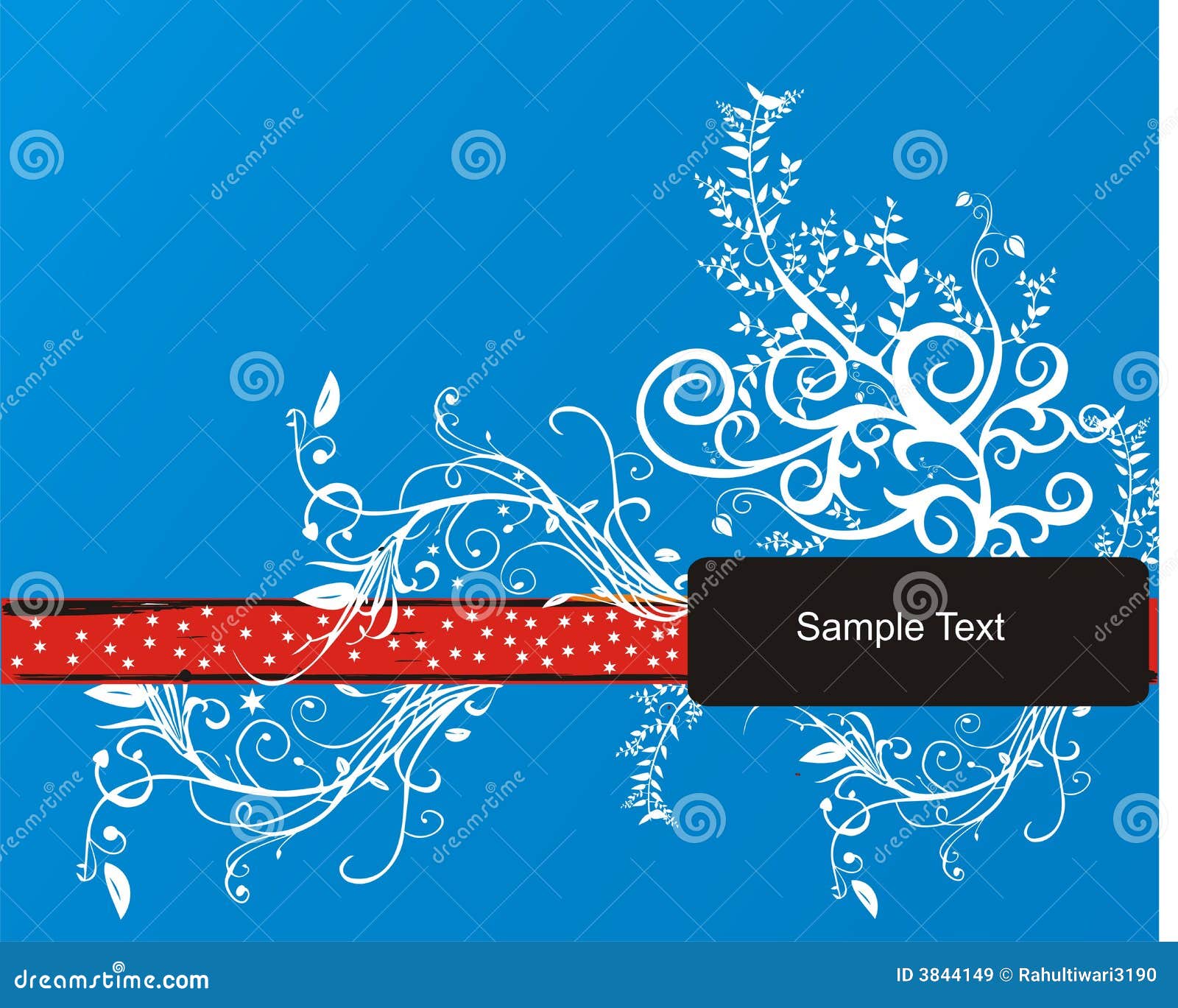 Sample Text stock vector. Illustration of curve, foliage - 3844149