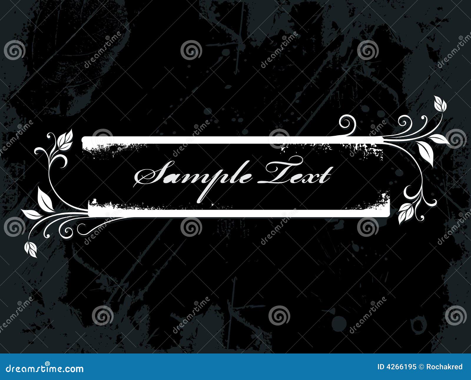 Sample text stock vector. Illustration of clipart, ornate - 4266195