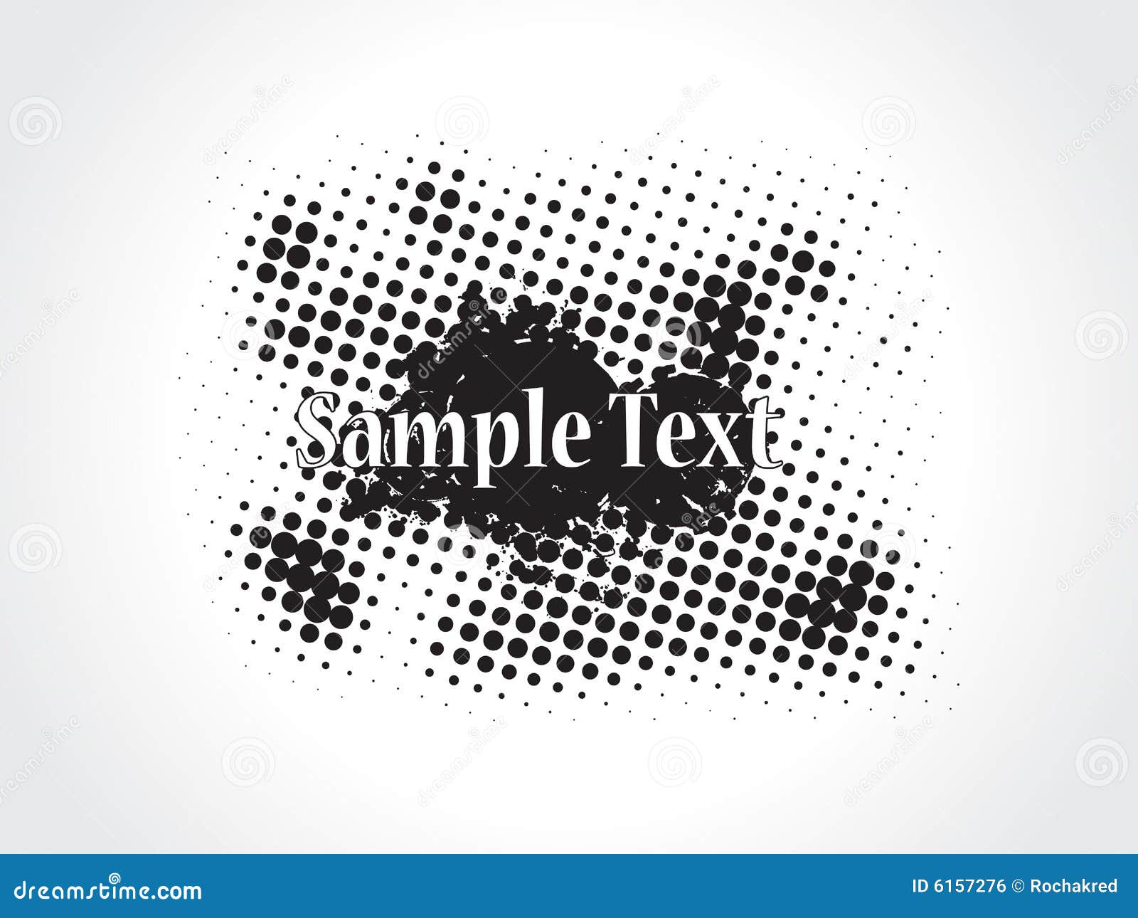 Sample Text stock vector. Illustration of decoration, blot - 6157276