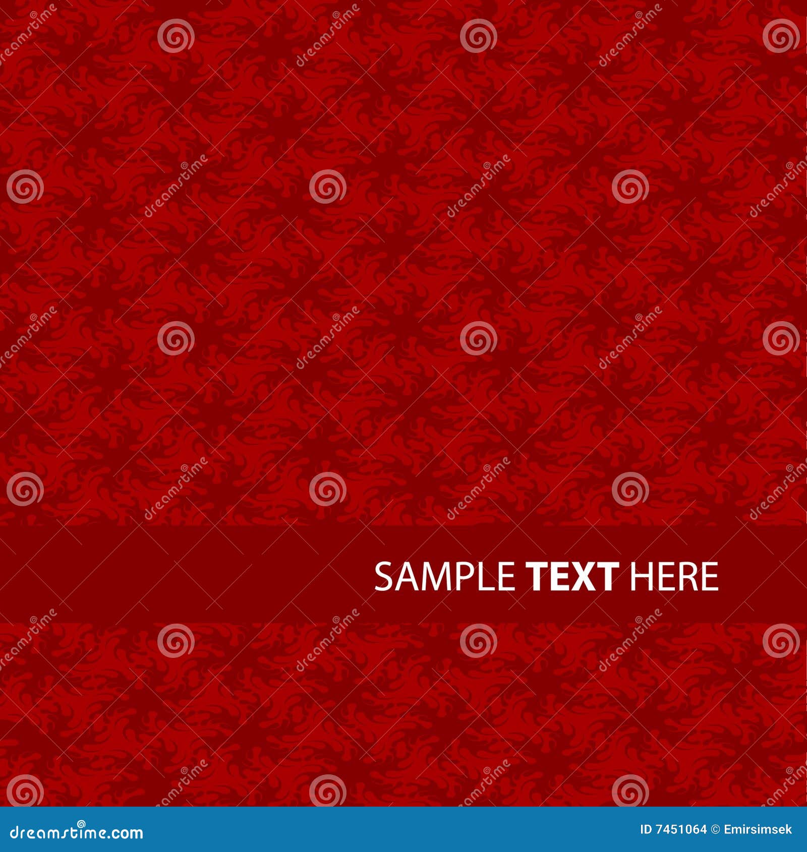 Sample text here stock vector. Illustration of vector - 7451064