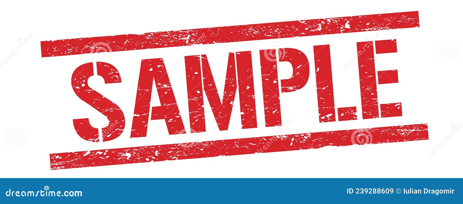 SAMPLE Text on Red Vintage Lines Stamp Stock Image - Image of banner ...