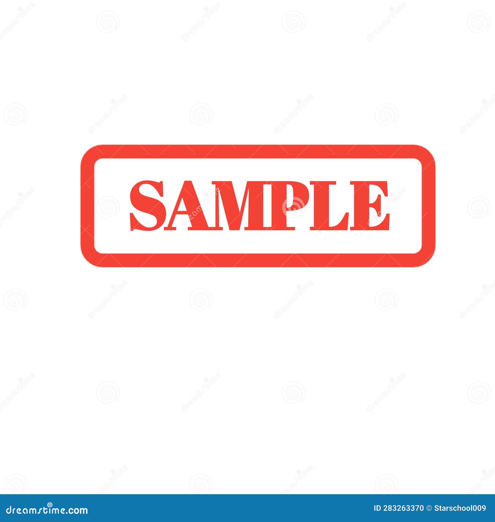 SAMPLE TEXT SIGN.STAMP stock photo. Image of text, spacial - 283263370
