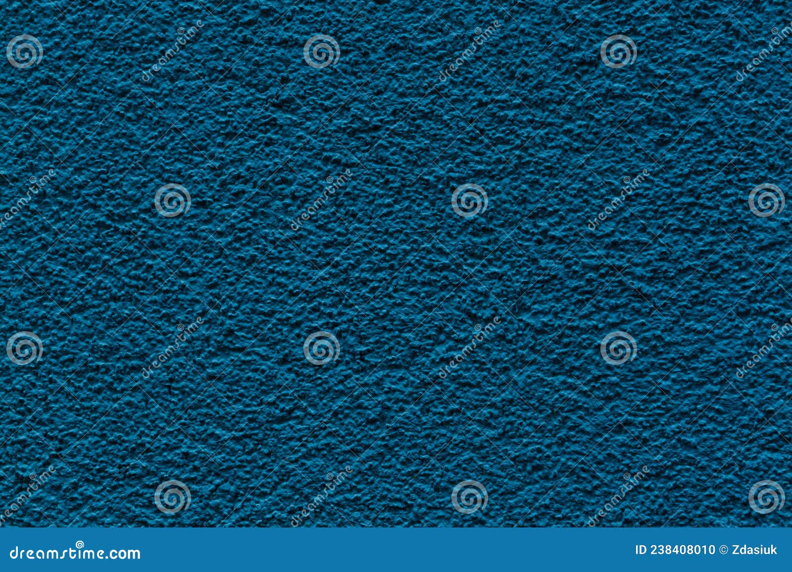 Sample of a Texture of Blue Plaster. Wall Finished with a Decorative ...