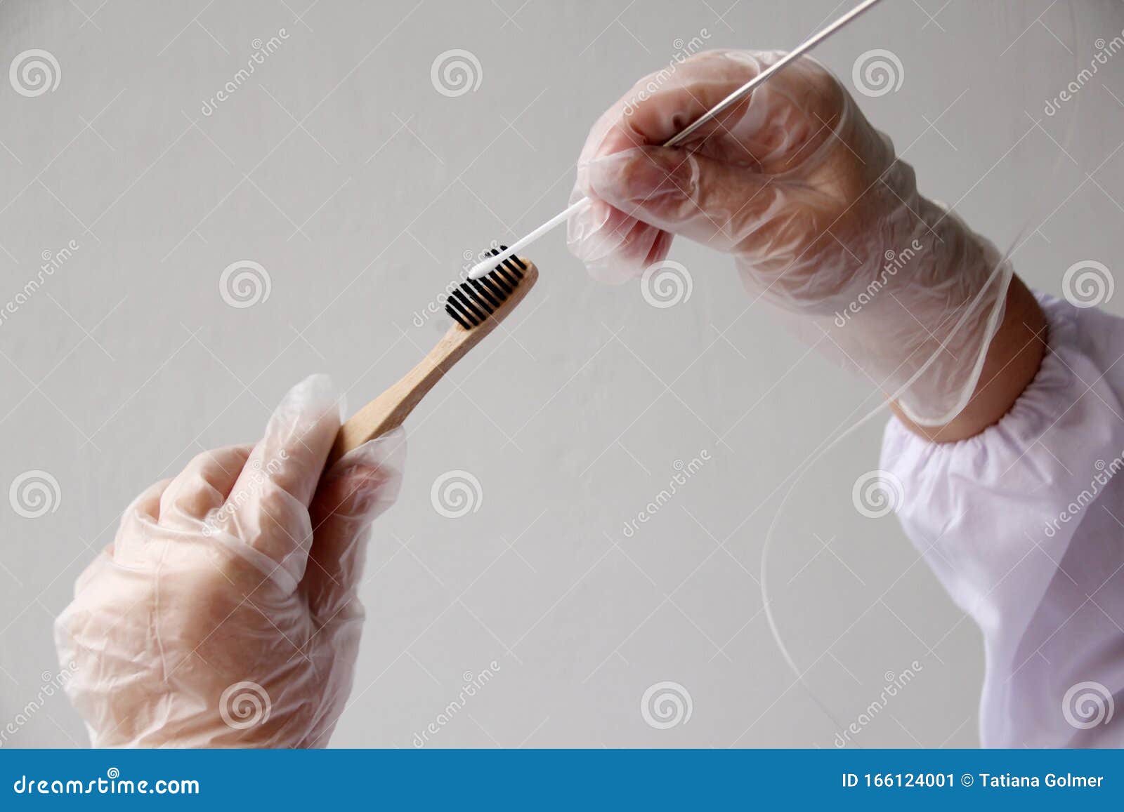 Sample from a Toothbrush for Genetic Fingerprinting in a Laboratory ...