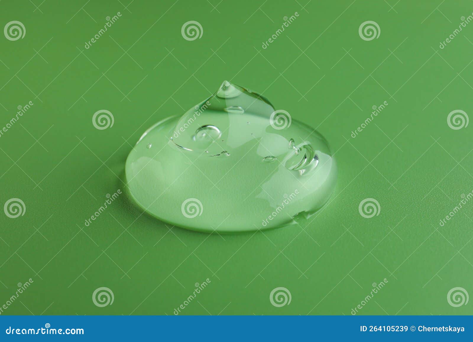 Sample of Transparent Gel on Green Background Stock Image - Image of ...