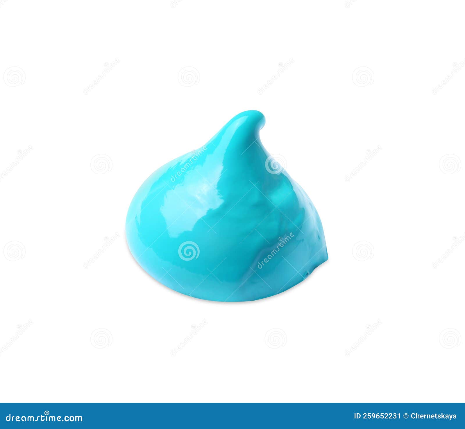 Sample of Turquoise Paint on White Background Stock Image - Image of ...