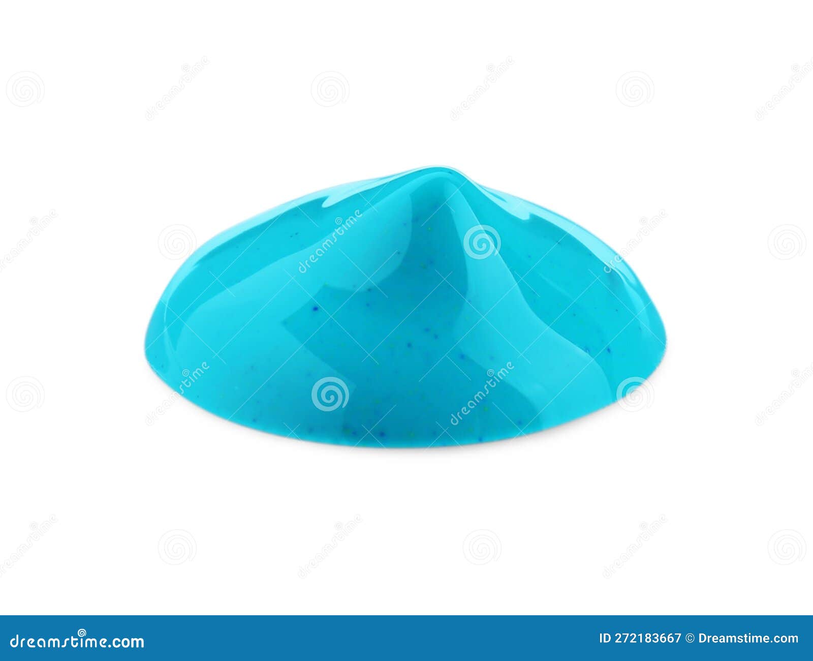 Sample of Turquoise Paint on White Background Stock Image - Image of ...