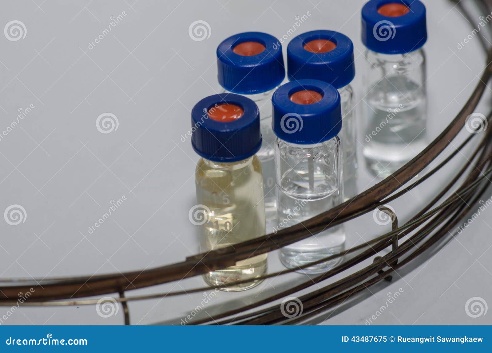 Sample vial stock image. Image of discovery, objects - 43487675