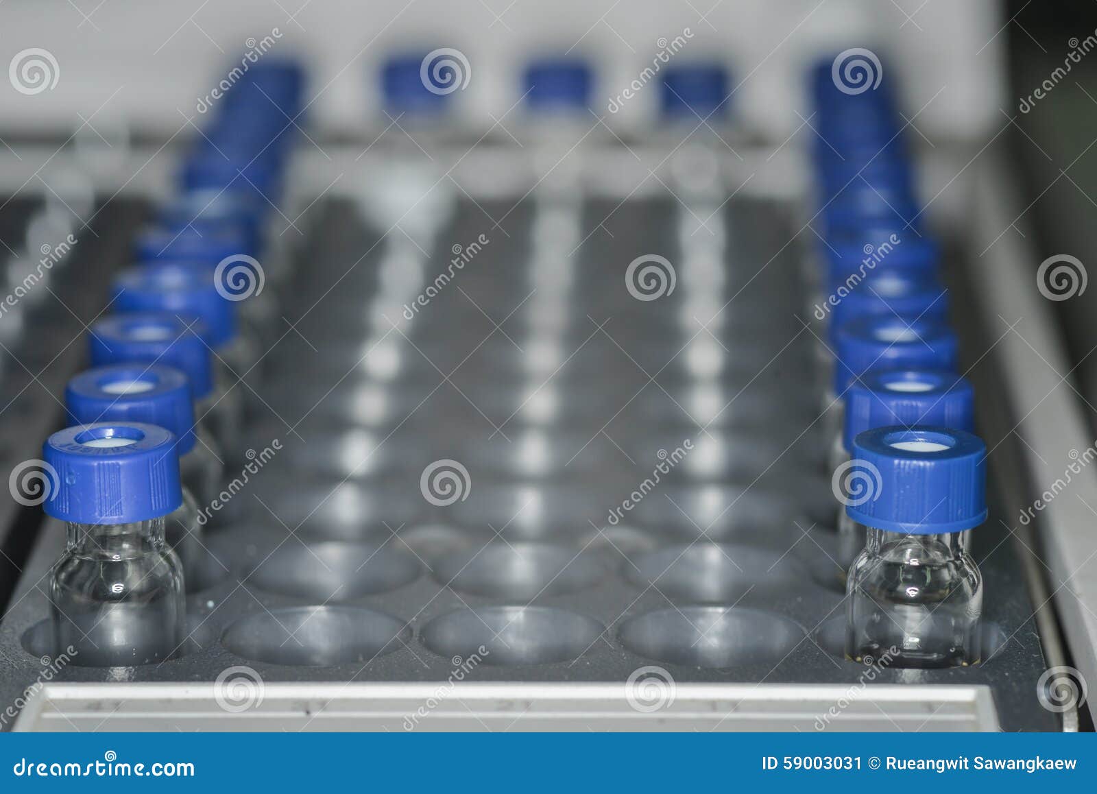 Sample Vial are Waiting for Analysis Stock Image - Image of background ...