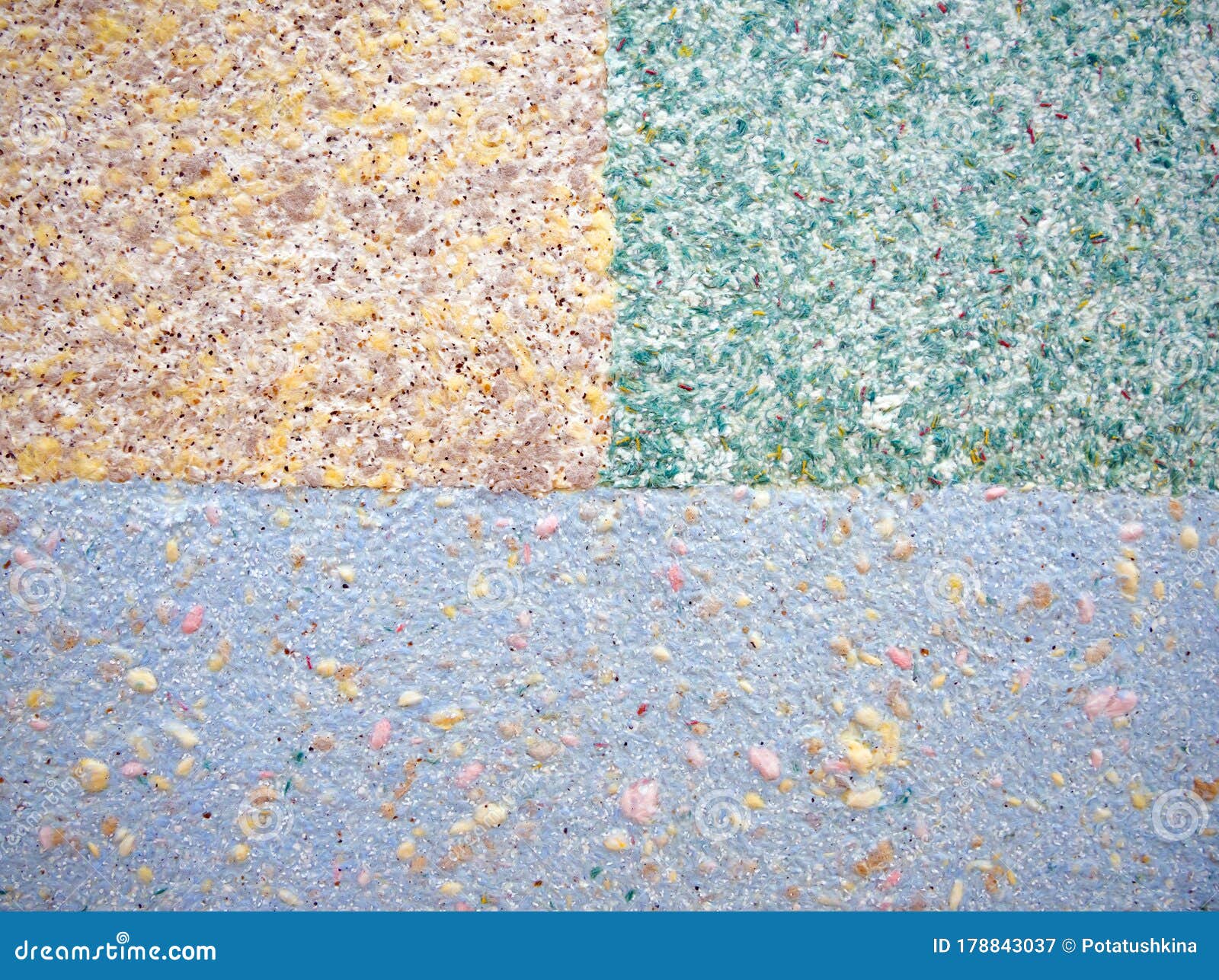 A Sample Wall Decoration with Liquid Wallpaper Stock Image - Image of ...