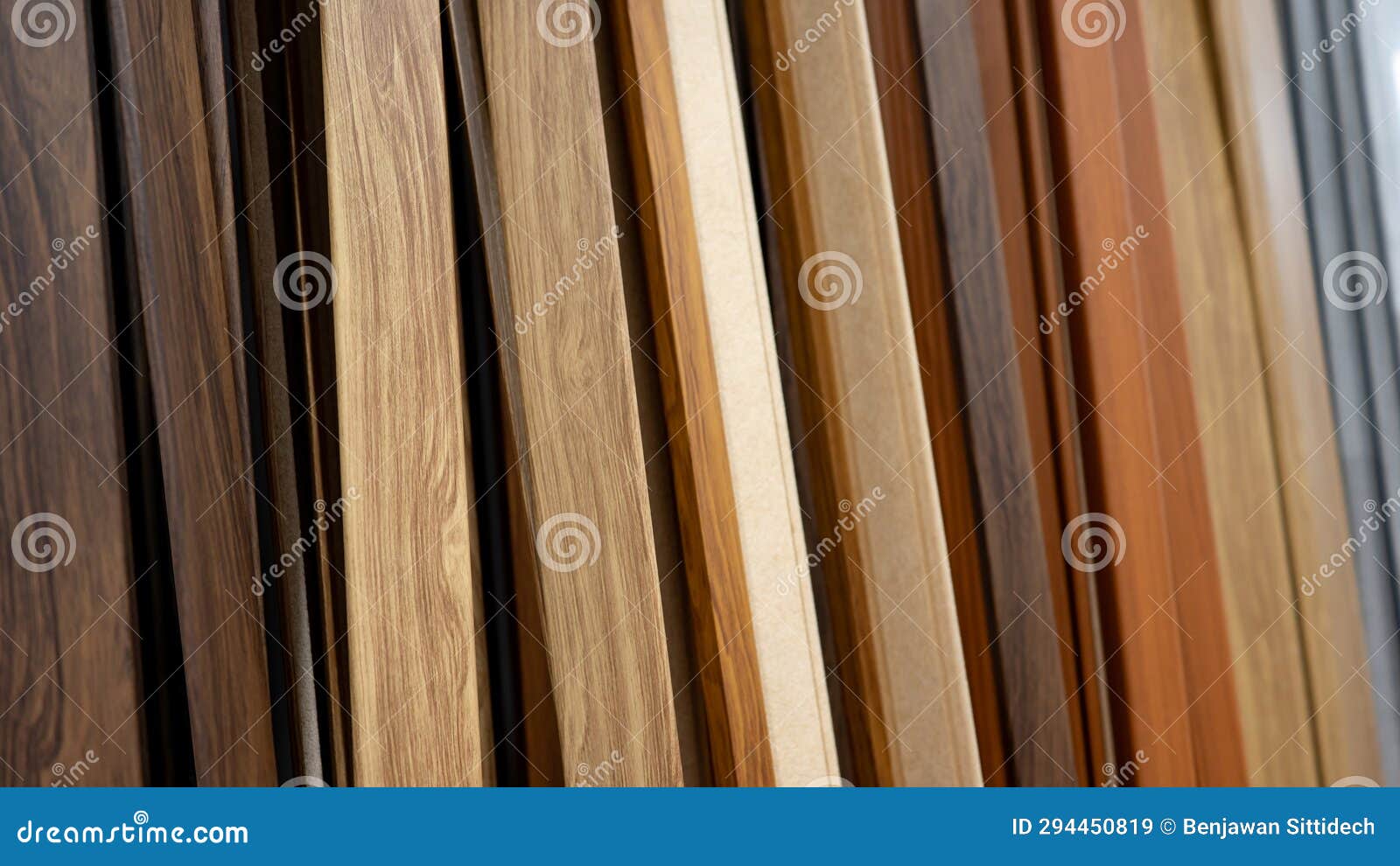 Sample of Wood Plank Material in Home Design Store Stock Image - Image ...