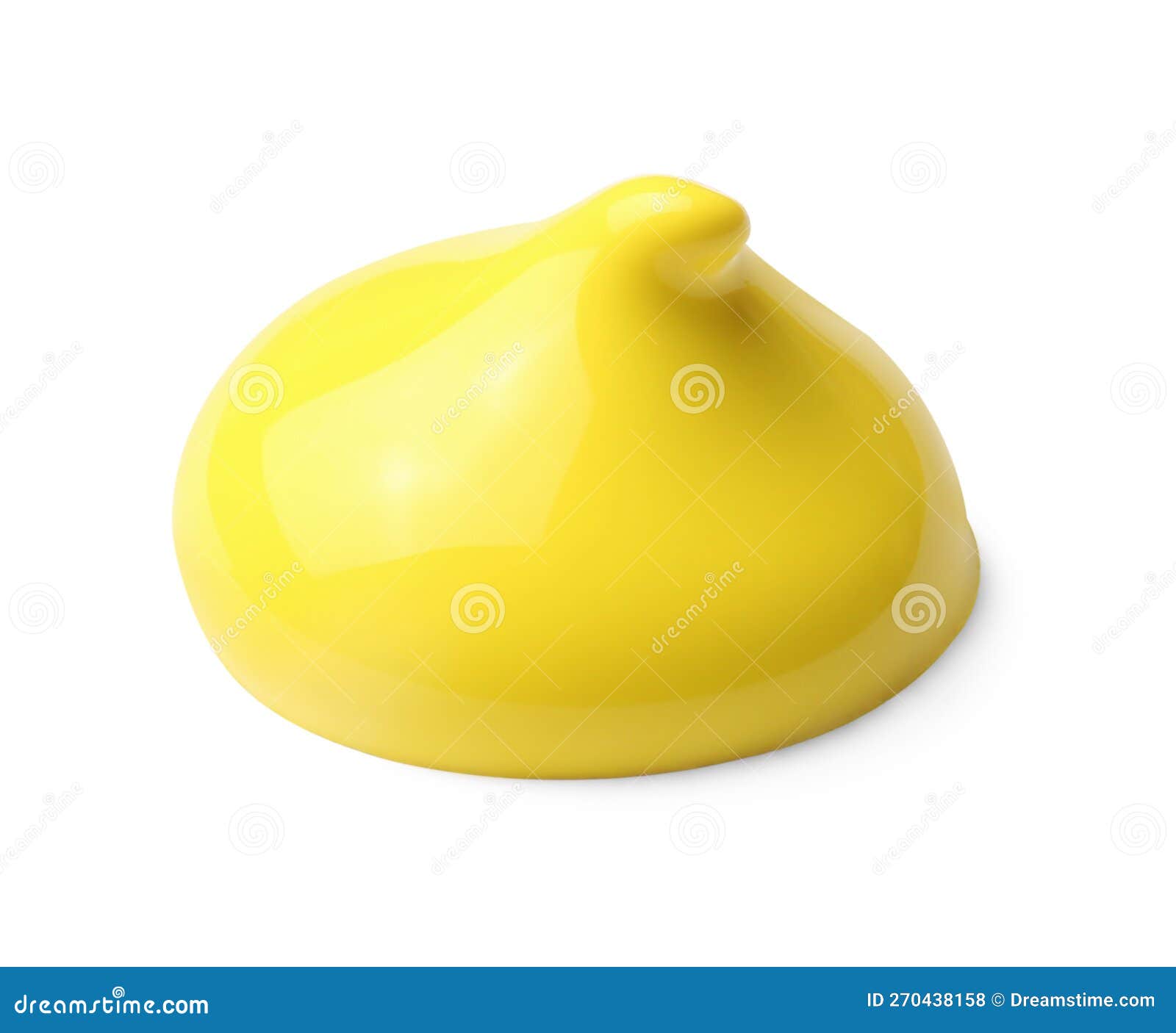 Sample of Yellow Paint on White Background Stock Photo - Image of ...