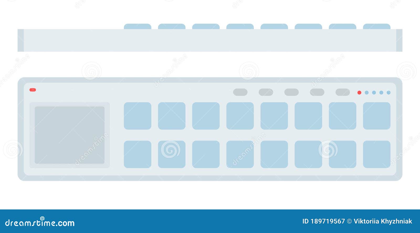 Sampler Electronic Musical Instrument Musician Vector Icon Flat ...