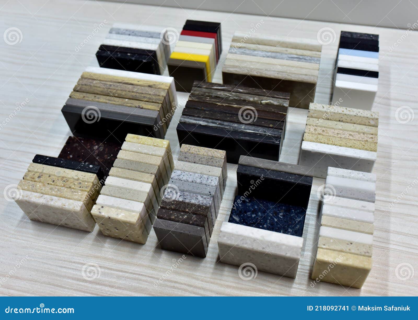 Samples of Acrylic Artificial Stone for Countertops. Artificial Stone ...