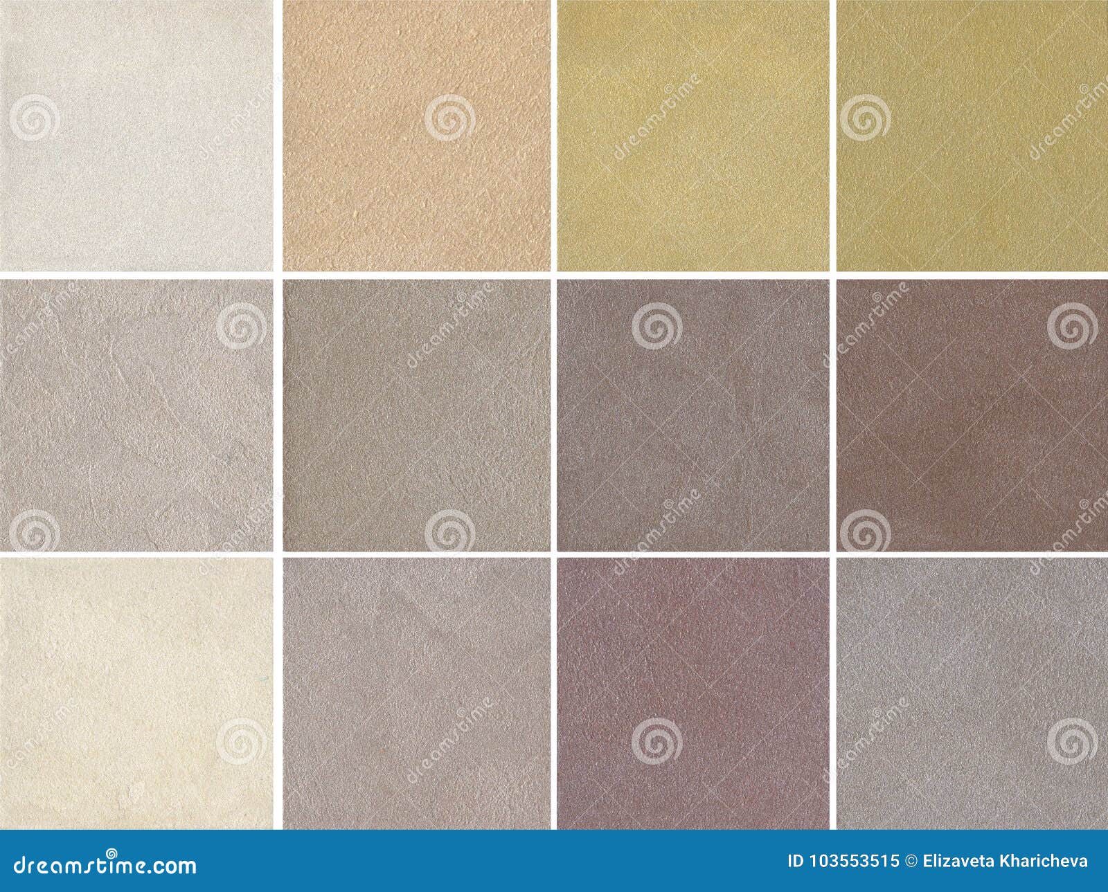 Samples of Brown Color - Decorative Plaster, Coating - Silk Stock Image ...