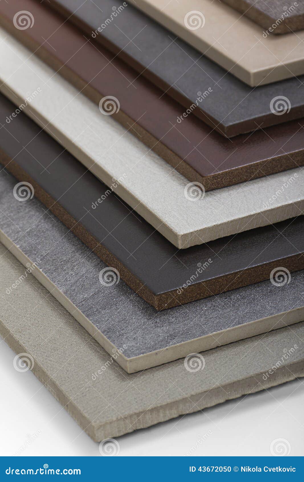 Samples of a ceramic tile stock photo. Image of exhibition - 43672050