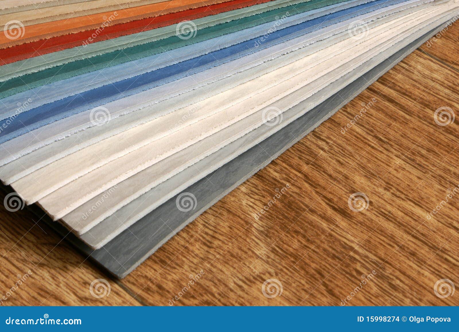The Samples of Collection Linoleum Stock Photo - Image of catalogue ...