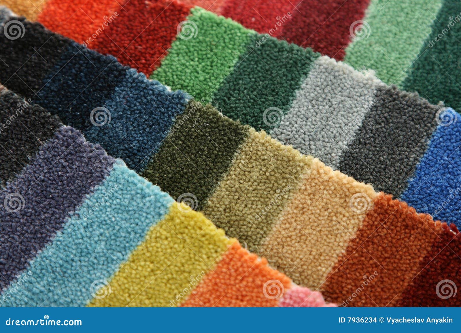 Samples of Color of a Carpet Covering Stock Photo - Image of wool ...