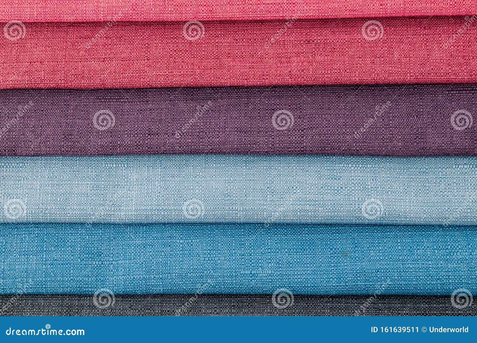 Samples of colored cloth stock image. Image of decor - 161639511
