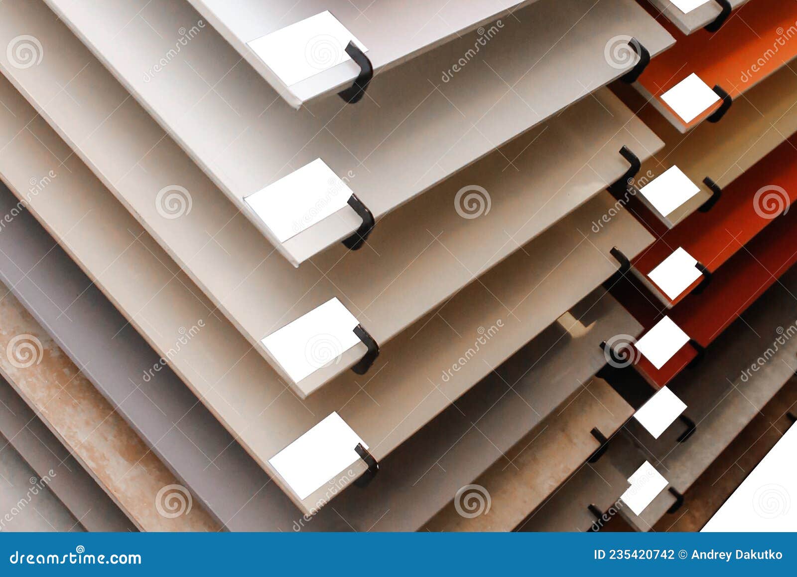 Samples of Colored Tiles Flat Polished Porcelain Stoneware for Home ...