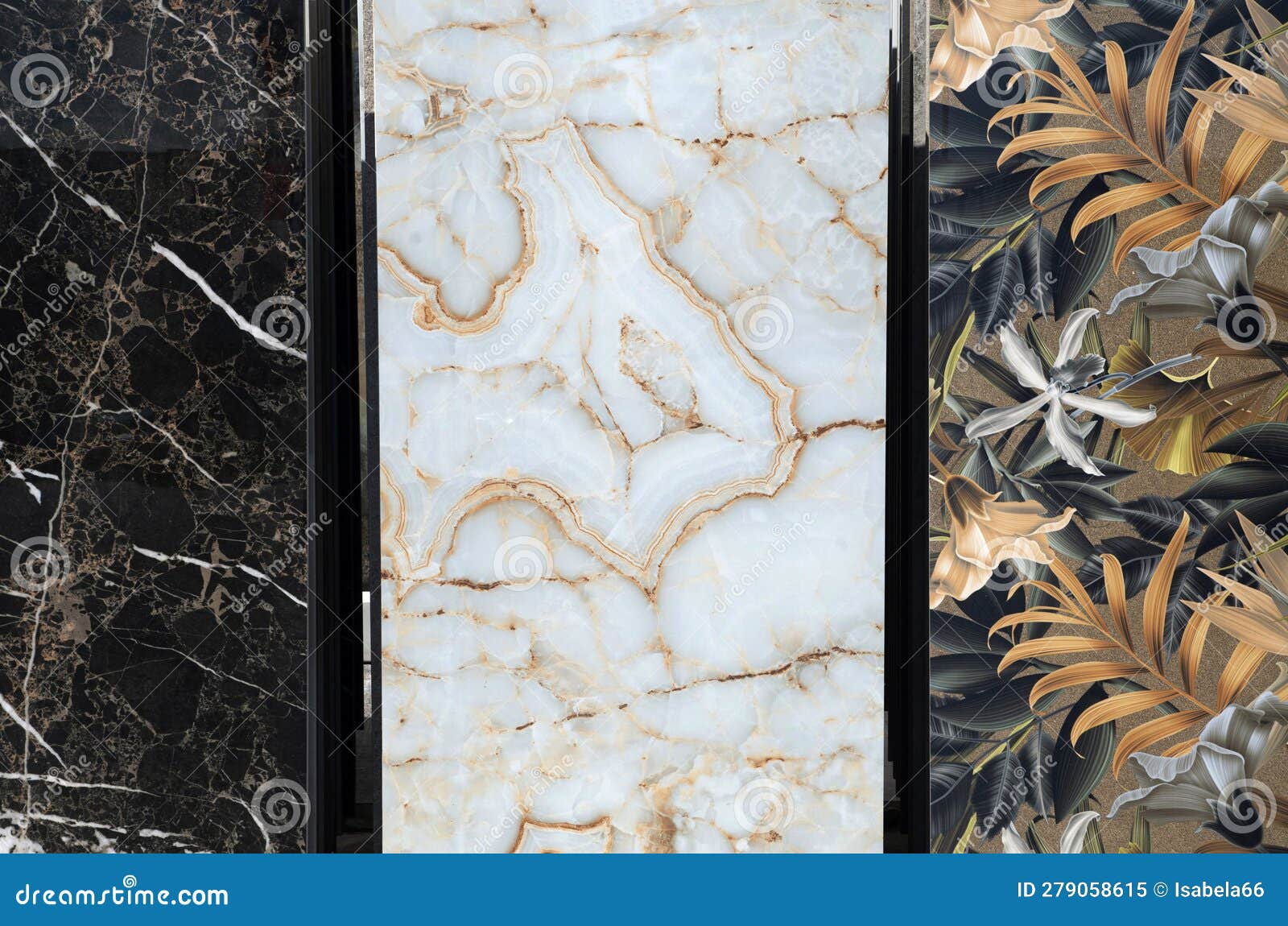 Samples of Colorful Granite Large Format Tiles in Store Stock Image ...