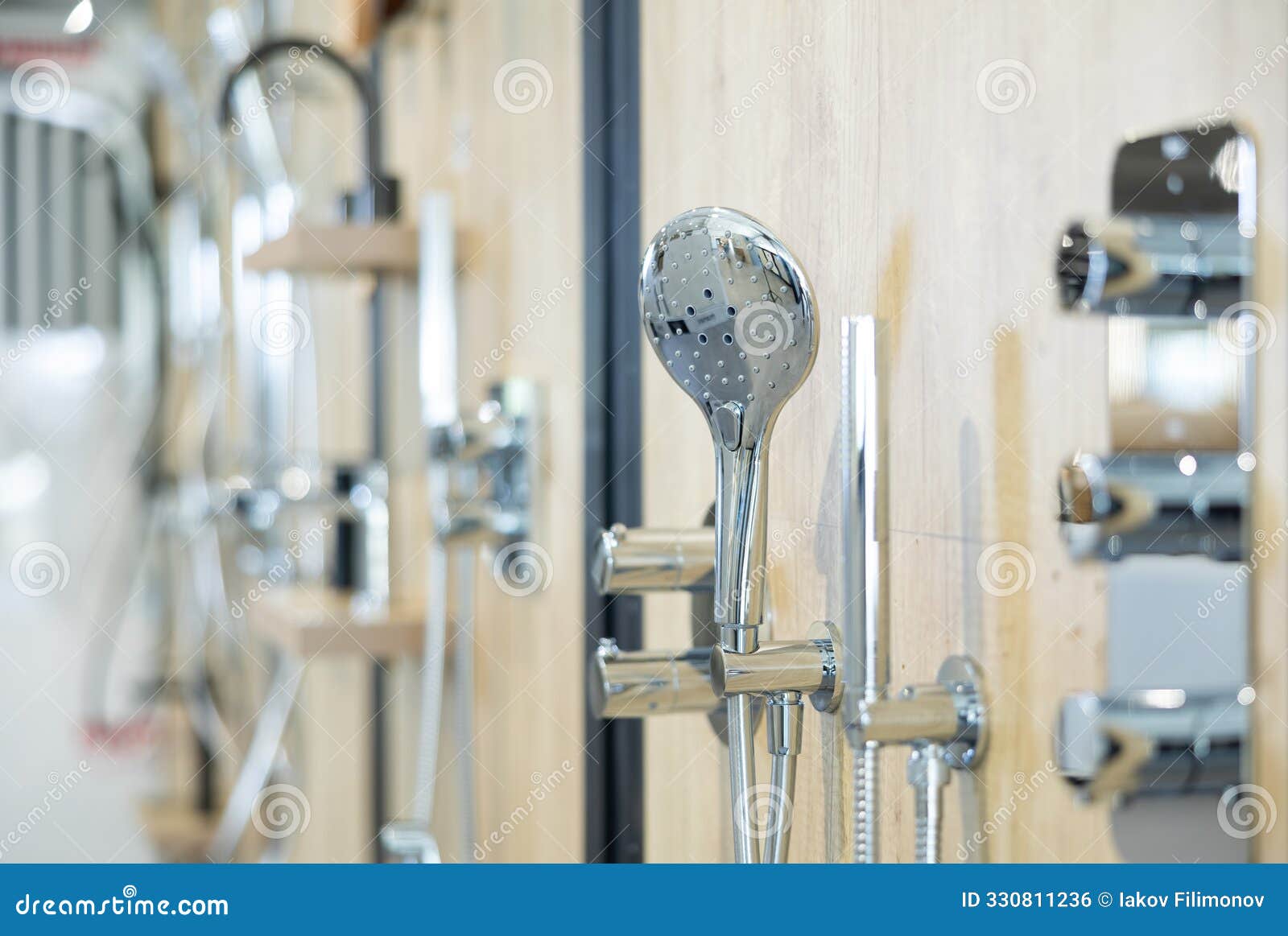 Samples of Construction Materials in the Showroom of Hardware Store ...