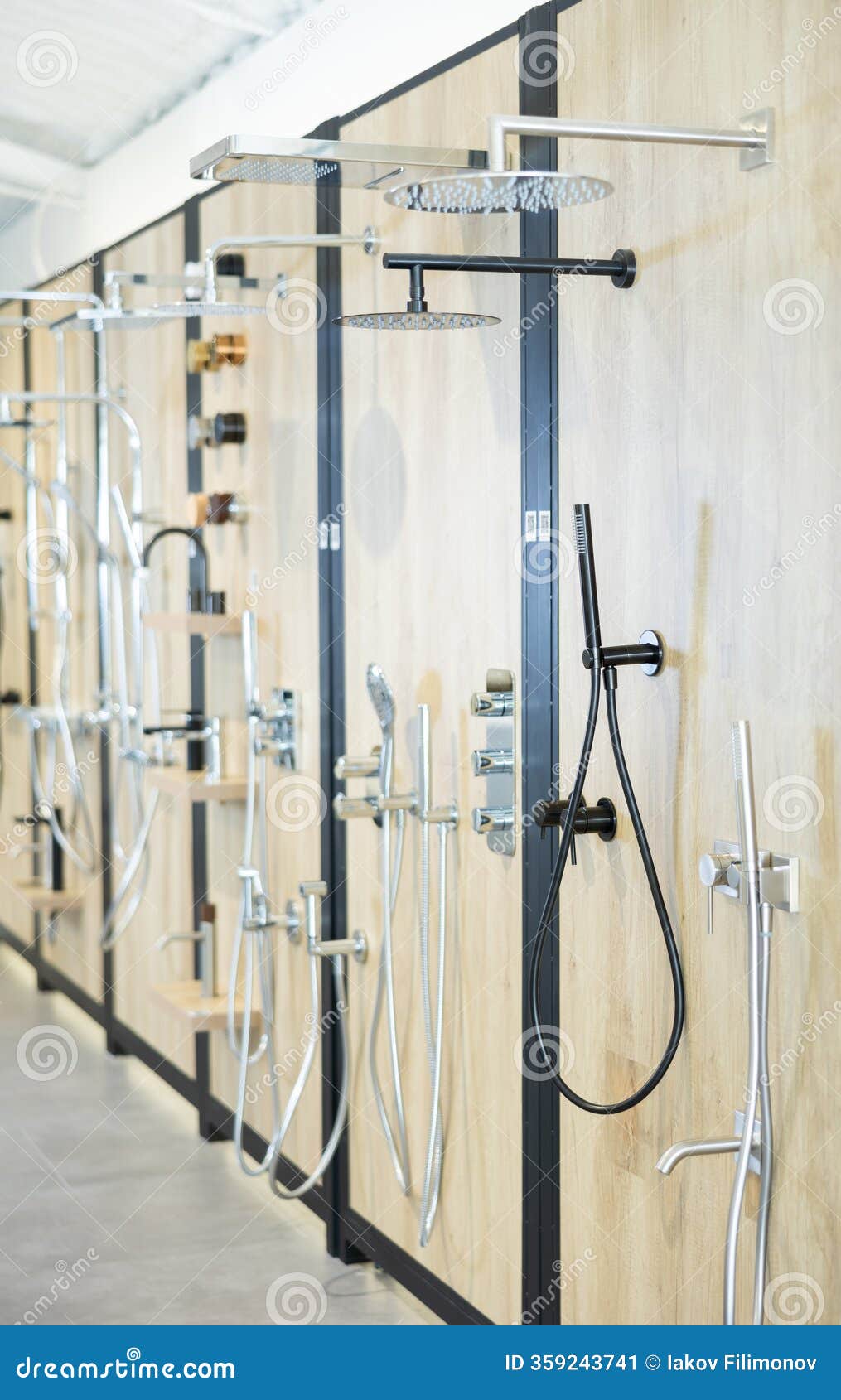 Samples of Construction Materials in the Showroom of Hardware Store ...