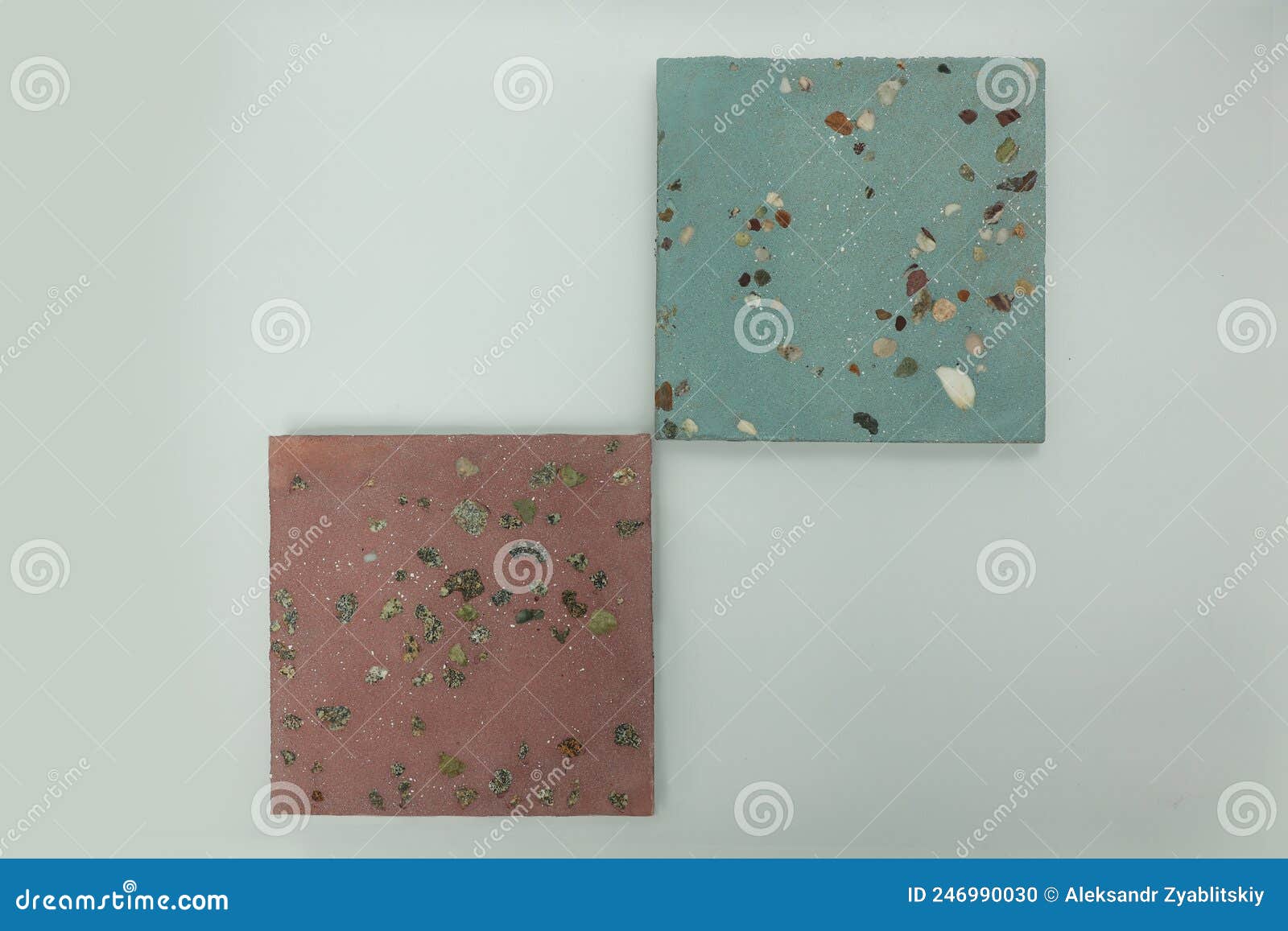 Structured Beautiful Concrete Slabs for Street Paving Paths Pink and ...