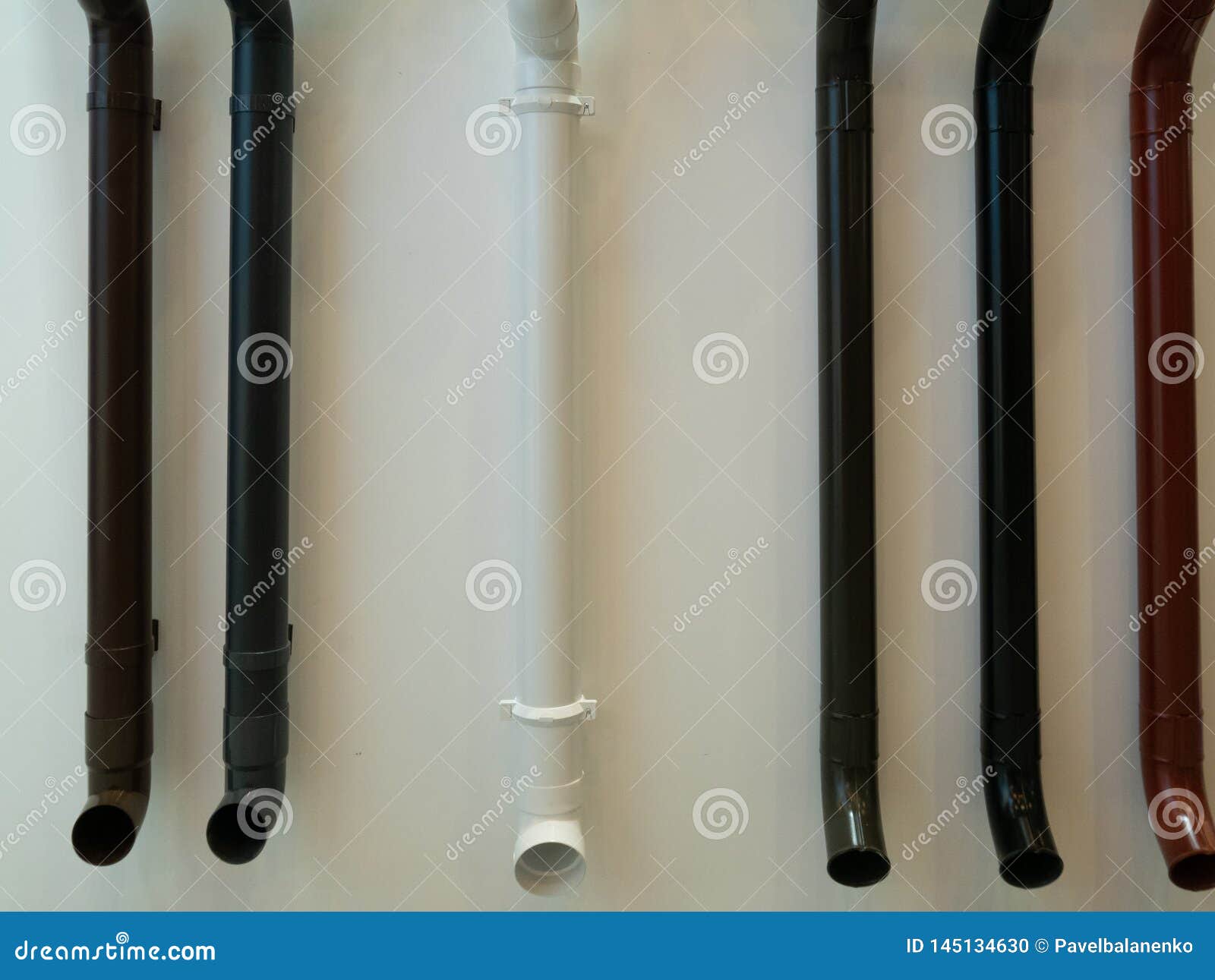 Samples of Different Drainpipes at Diy Hardware Store Depot Warehouse ...