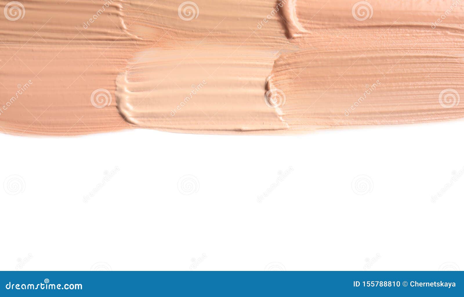 Samples of Different Foundation Shades on White Background Stock Photo ...