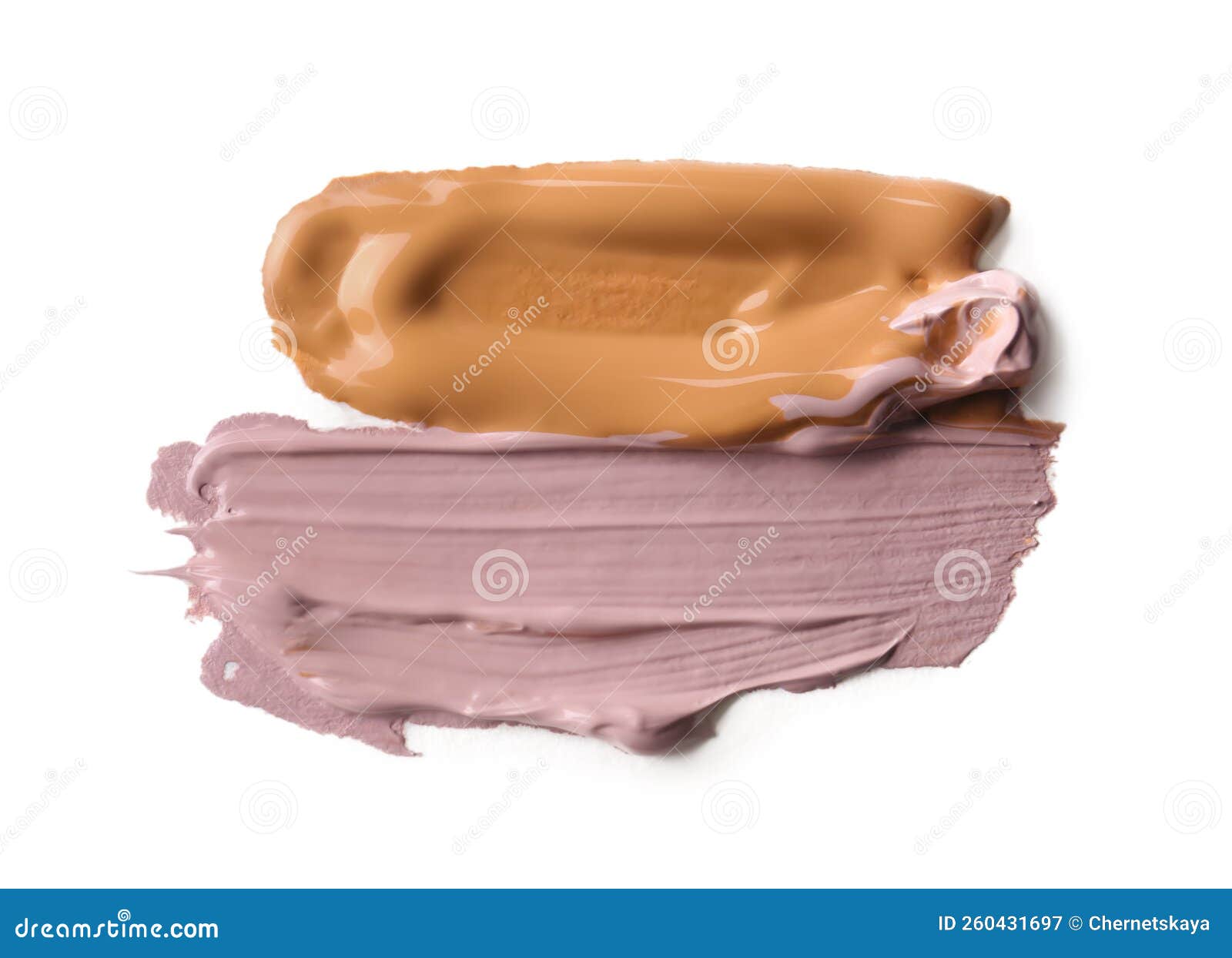 Samples of Different Paints on White Background, Top View Stock Image ...