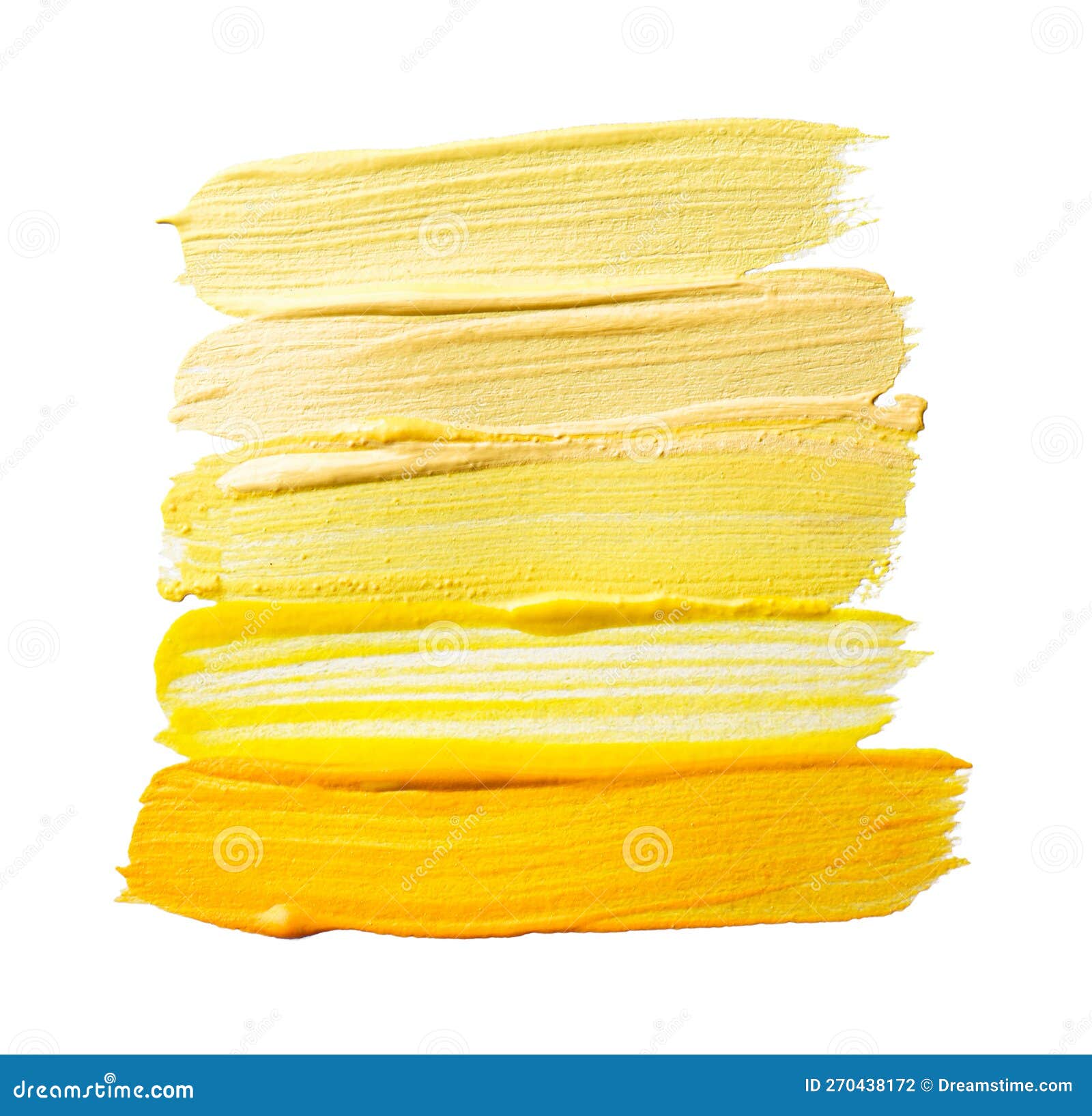 Samples of Different Paints on White Background, Top View Stock Photo ...