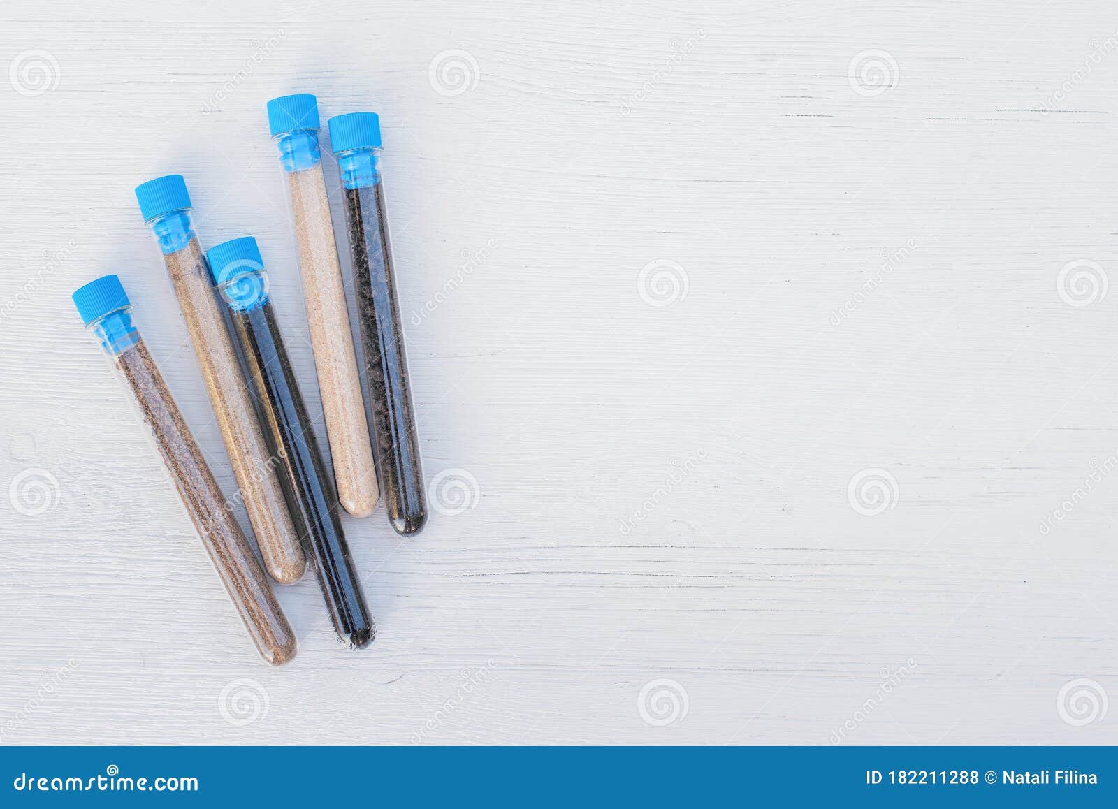 Samples of Different Types of Soil Stock Photo - Image of accessory ...