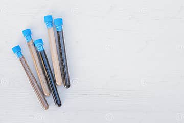 Samples of Different Types of Soil Stock Photo - Image of accessory ...